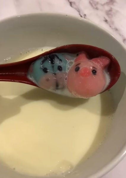 Tsum Tsum Tang Yuan Looks Like Winnie The Pooh & Friends Are Soaking In ...