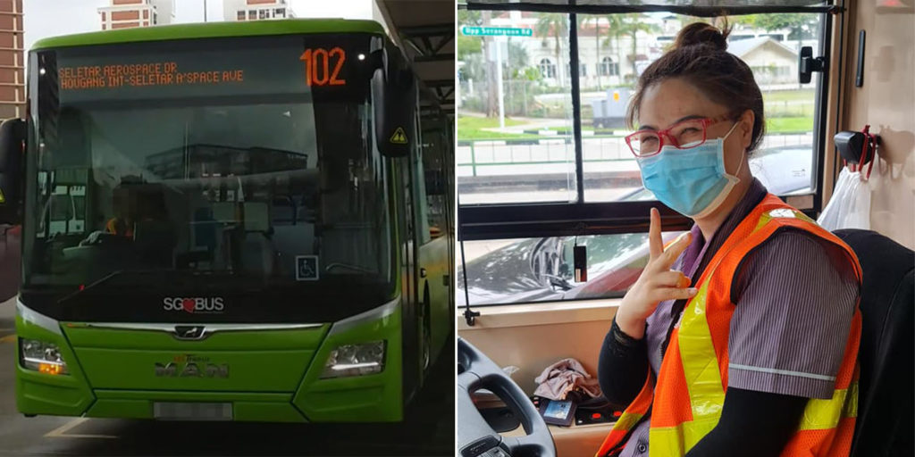 SBS Transit Bus Captain Kindly Offers S'porean A Face Mask After She ...