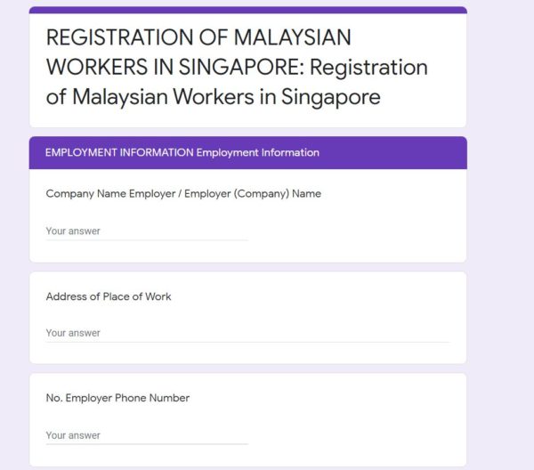 M'sian Work Pass Holders In S'pore Asked To Register With High Comm For ...