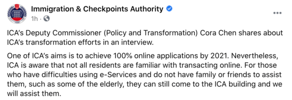 ICA To Move Online & Reduce Physical Documents By End 2021, Will Retain ...