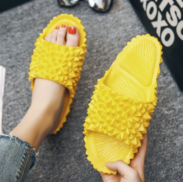 These Durian Slippers Let You Walk With The King Of Fruits All Day ...