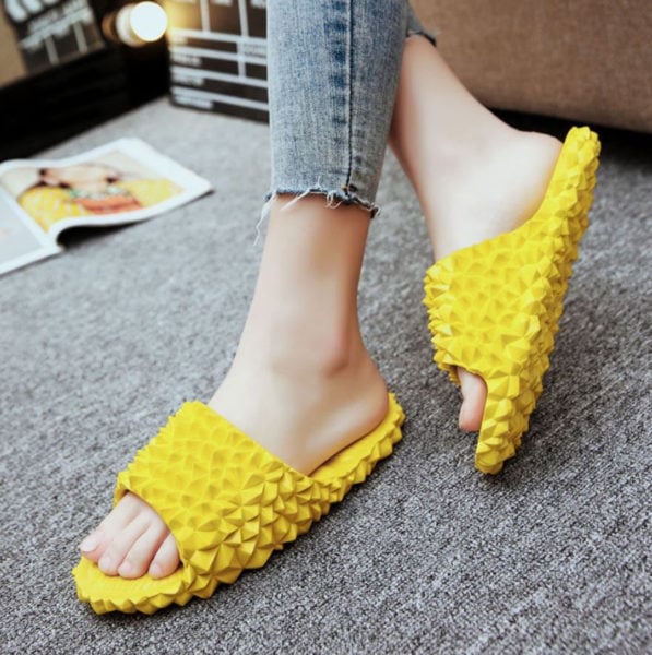 These Durian Slippers Let You Walk With The King Of Fruits All Day ...