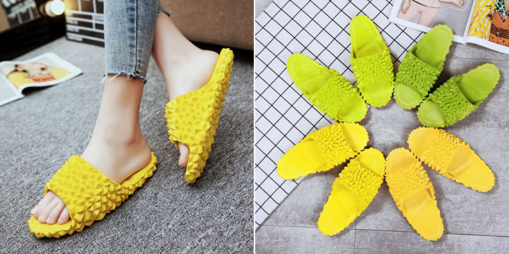 These Durian Slippers Let You Walk With The King Of Fruits All Day ...