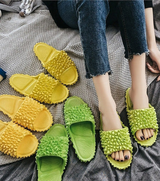 These Durian Slippers Let You Walk With The King Of Fruits All Day ...