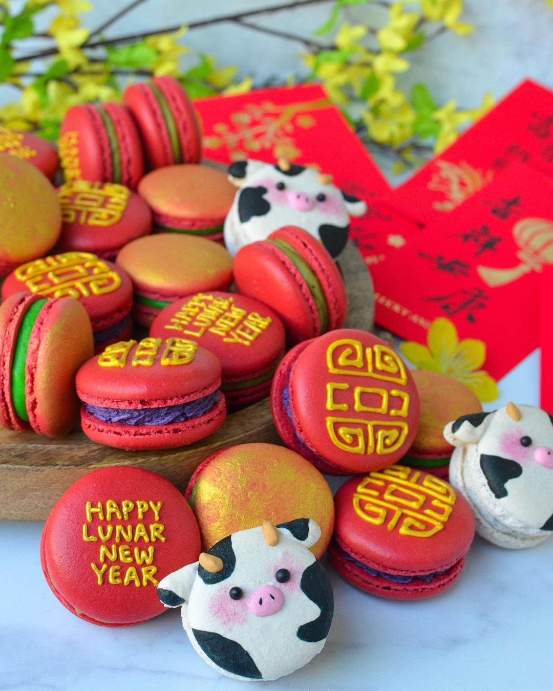 Artist Makes Cow-Shaped Macarons & CNY Bakes That'll Sweeten Up Your ...