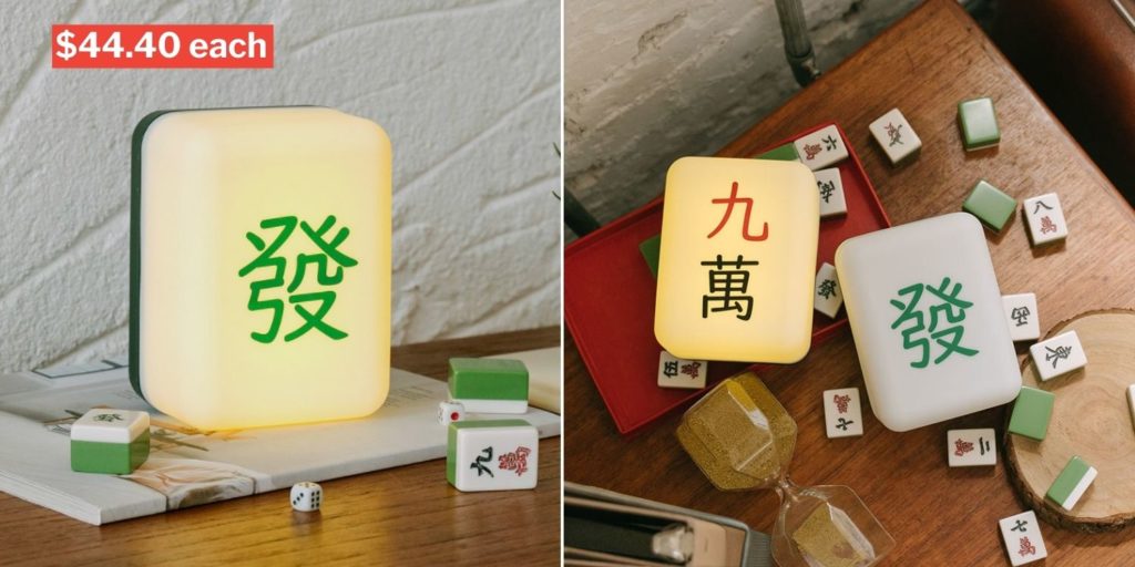 These Mahjong Night Lights Can Be Your Comfort Friend After Losing To ...