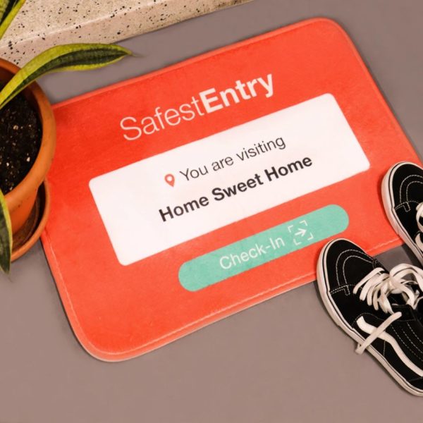 This SafeEntry Doormat Welcomes Guests To Your Crib Safely, Reminds ...