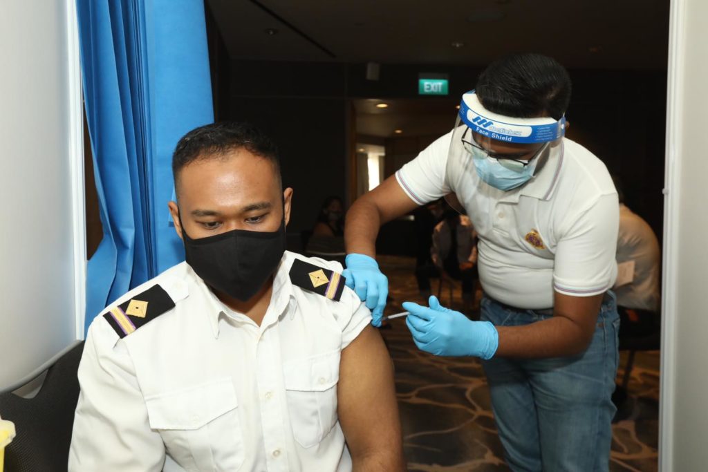 Aviation & Maritime Workers Get Covid-19 Vaccinations At Terminal 4 ...