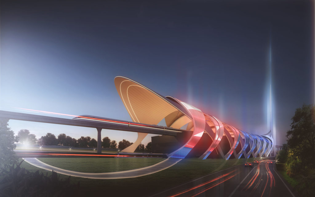 JB-S'pore RTS Link Bukit Chagar Station Looks Like Helix Bridge, A ...