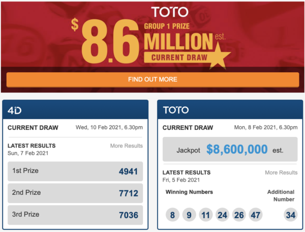 Hougang S'pore Pools Sees Snaking Queue After Prize Pool Hits $8.6Mil ...