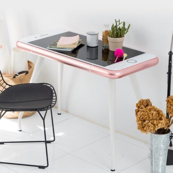 This iPhone Desk With A SIM Card Slot Drawer Has Enough Storage Space ...