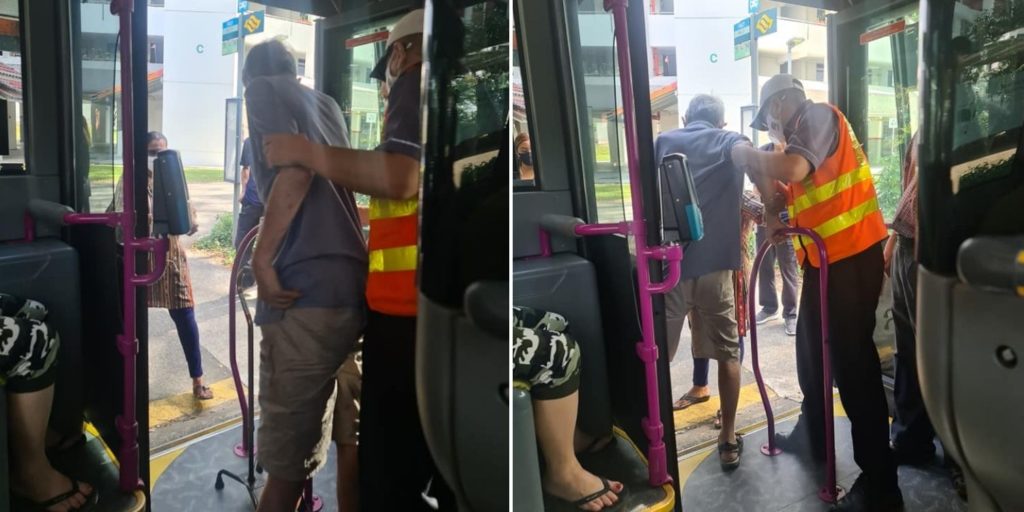 SBS Bus Driver Helps Elderly Passenger Alight Safely, Netizens Praise ...