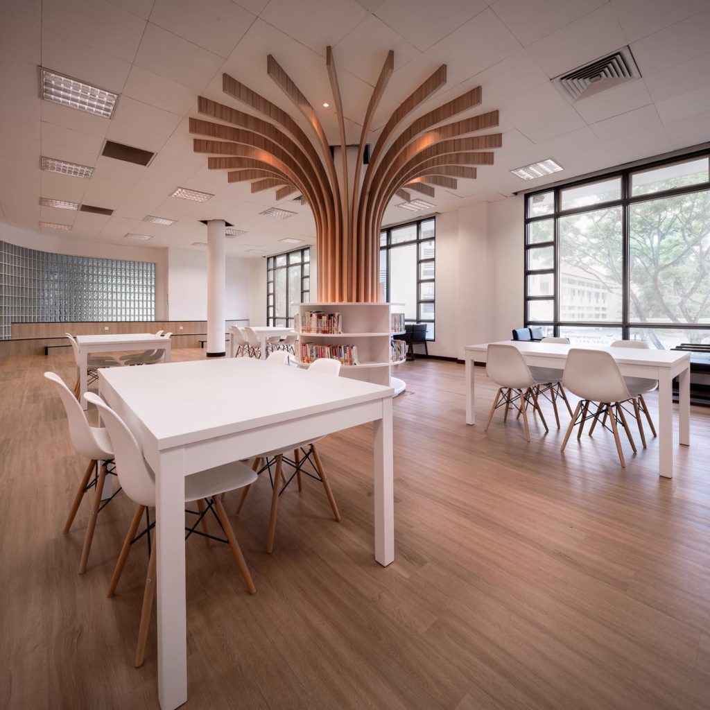 Hwa Chong Library Looks Like A Lit Version Of The Umbrella Academy ...