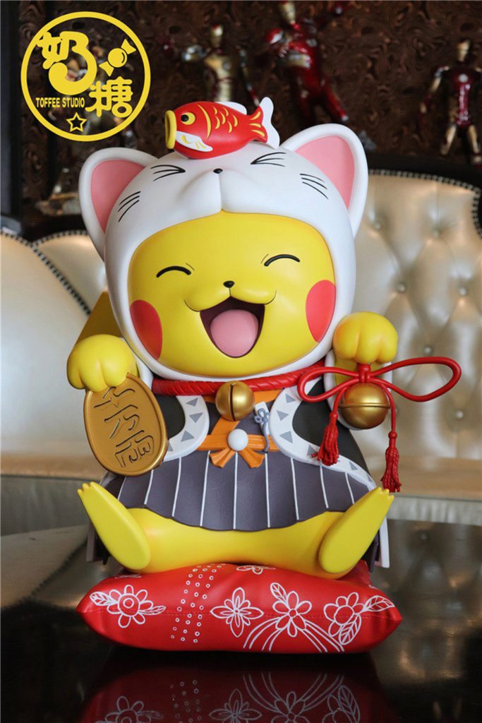 This Pikachu Lucky Cat Figurine Will Zap You With Lots Of Extra Huat ...