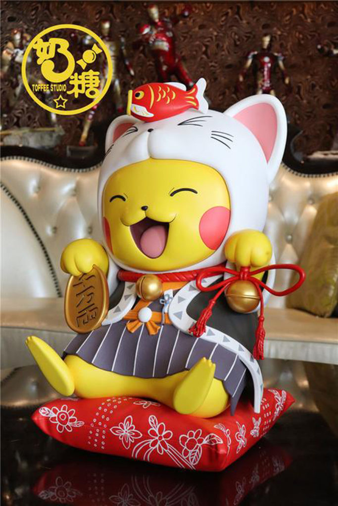 This Pikachu Lucky Cat Figurine Will Zap You With Lots Of Extra Huat ...