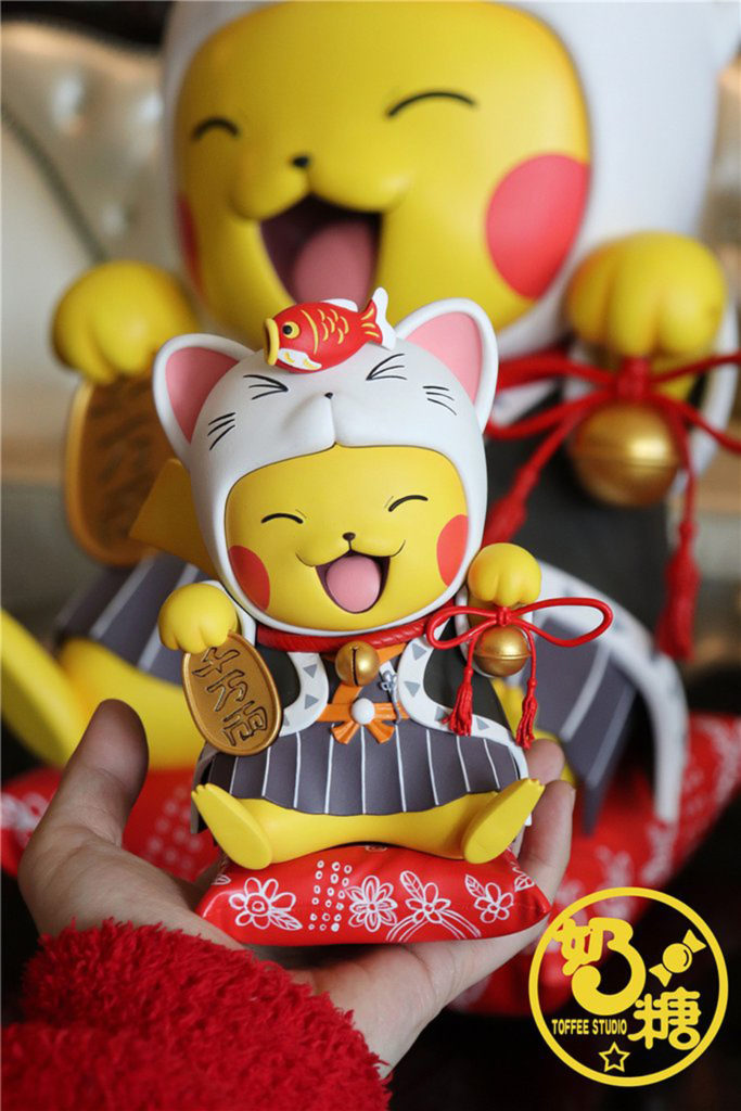 This Pikachu Lucky Cat Figurine Will Zap You With Lots Of Extra Huat ...