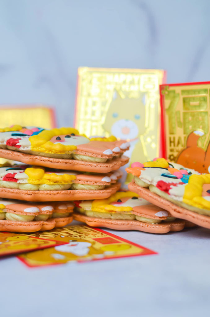 These Shiba Inu Macarons Dressed In Lion Dance Costumes Come With Extra ...