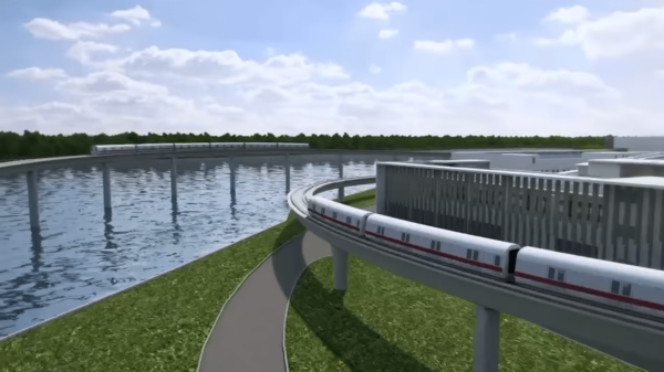 MRT Tracks Run Over Tengeh Reservoir At Tuas Centre, Will Support Train ...