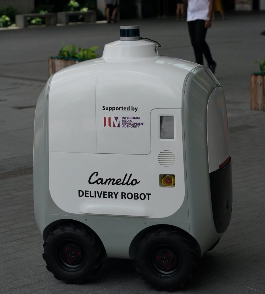 Robots Deliver Groceries & Parcels To Punggol HDBs, Residents Can ...