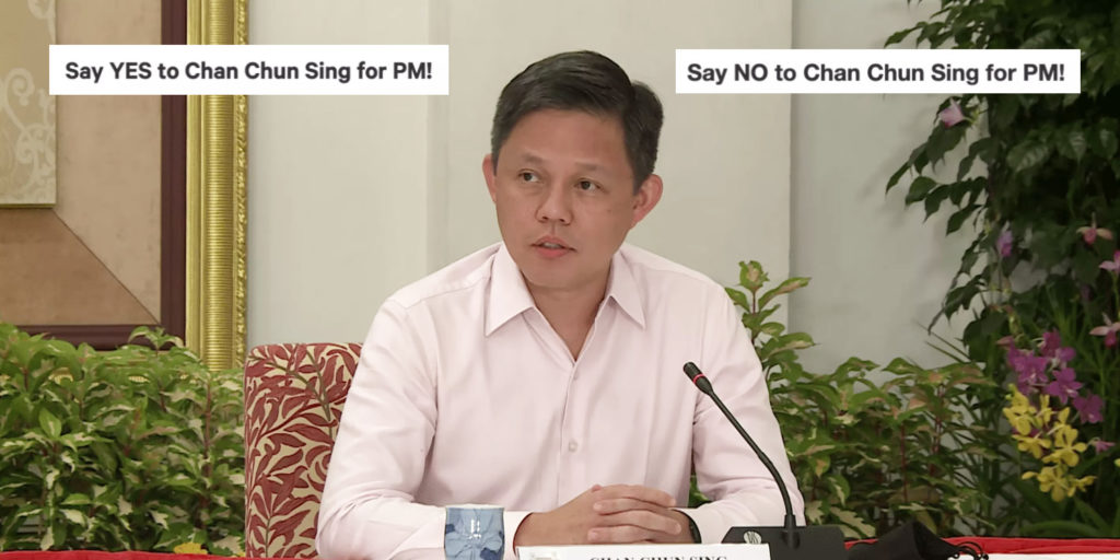 S'poreans Start Online Petitions For Chan Chun Sing As Next PM, Some ...
