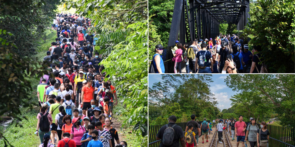 Nature Trails In S'pore Swarmed With People On 2 Apr, Check Crowd ...