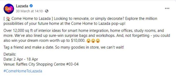 Lazada Opens Physical Store At Raffles City, See & Touch Home Decor ...