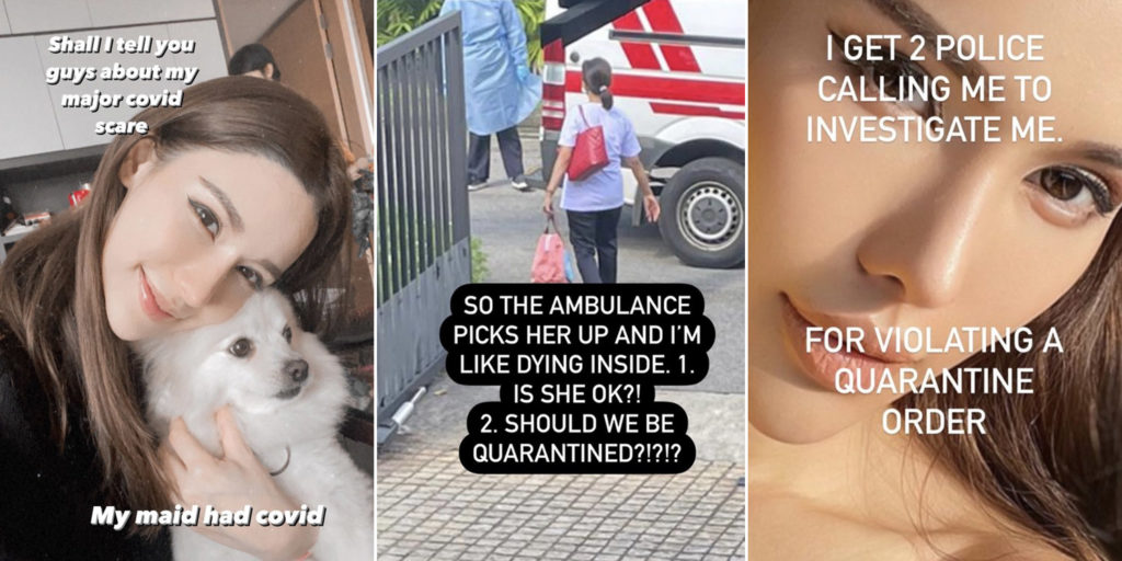 Jade Rasif Claims Helper Tested Covid-19 Positive After SHN, MOM Says ...