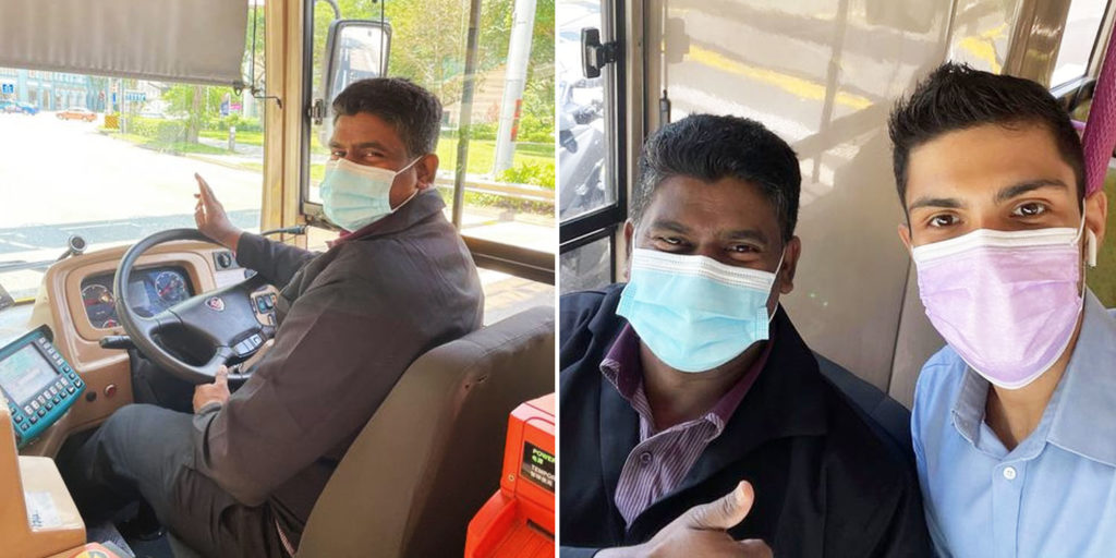 SBS Bus Captain Greets Everyone & Announces Stops, Makes Passenger Feel ...