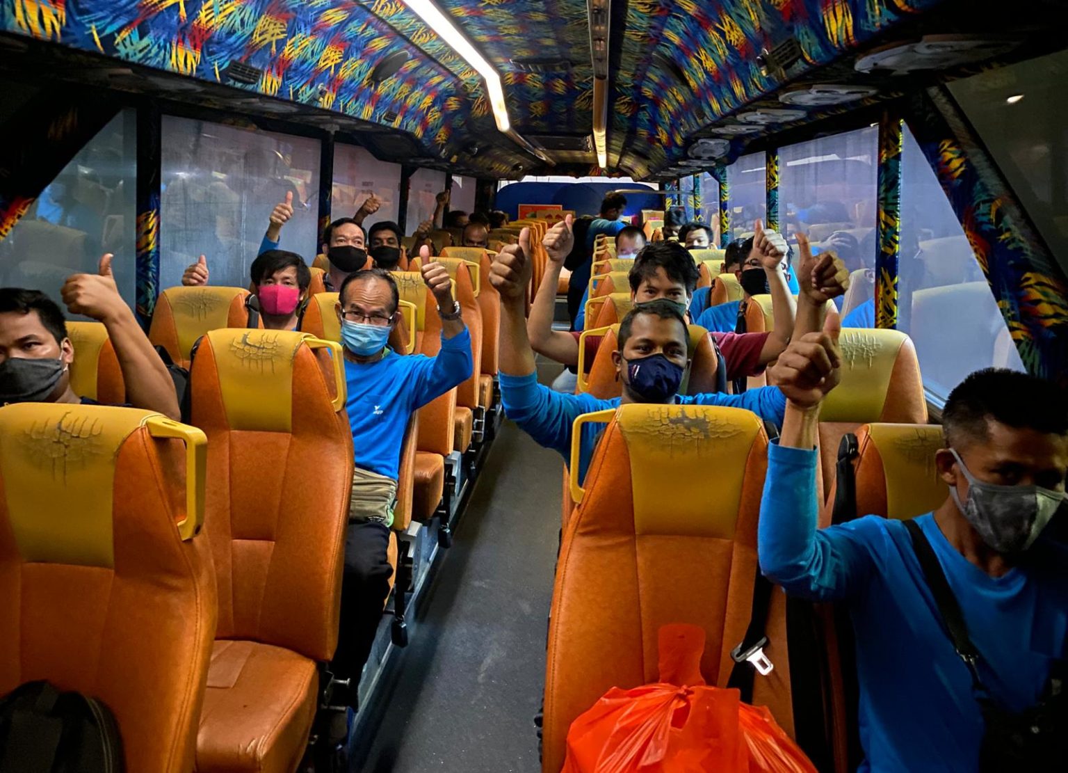 Some Construction Companies Already Transport Workers Via Buses & They ...