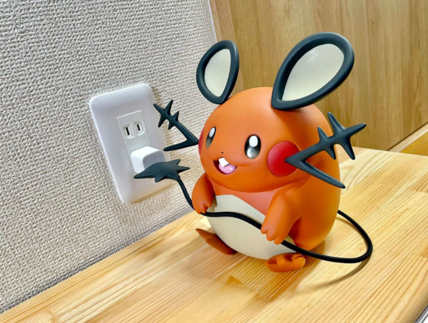 Dedenne Figurine Comes With A Tail Charger, Brings Electric Pokémon ...