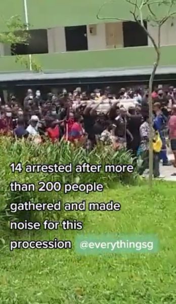 200 People Gather For Boon Lay Funeral During P2HA, 14 Arrested For ...