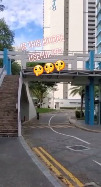 Mini Overhead Bridge At Fernvale HDB Is Unsheltered, MP Says It's An ...