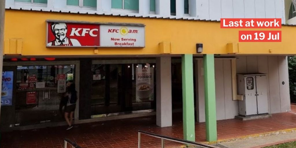 KFC AMK Staff Infected With Covid-19, Outlet Closed Till Further Notice