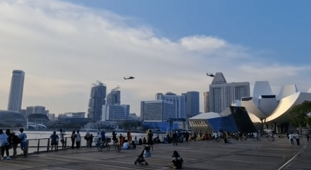 Large Crowds Watch NDP Rehearsal At Marina Bay, Raising Safe Distancing ...