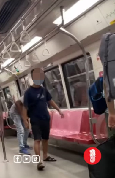 Squabbling MRT Commuters Take Argument Outside, TransCom Officers Greet ...