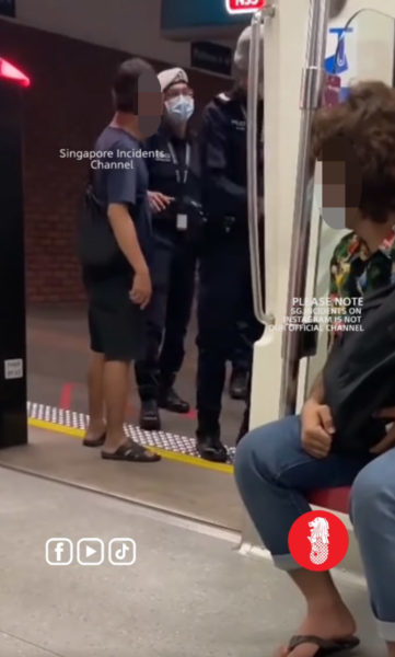 Squabbling MRT Commuters Take Argument Outside, TransCom Officers Greet ...