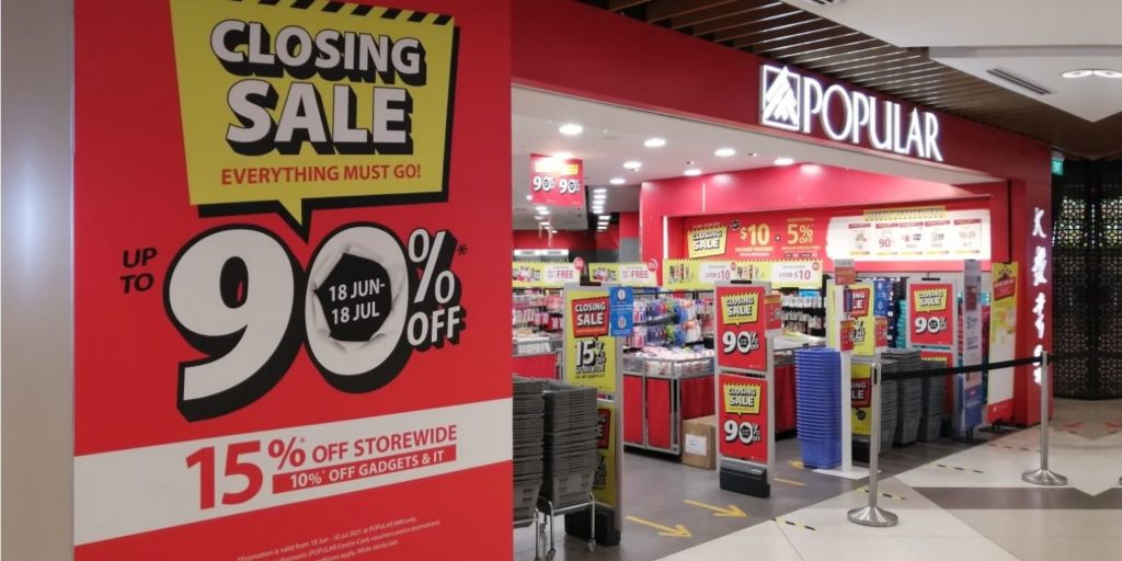 POPULAR IMM Moves Out After 26 Years, Has Up To 90% Off Clearance Sale