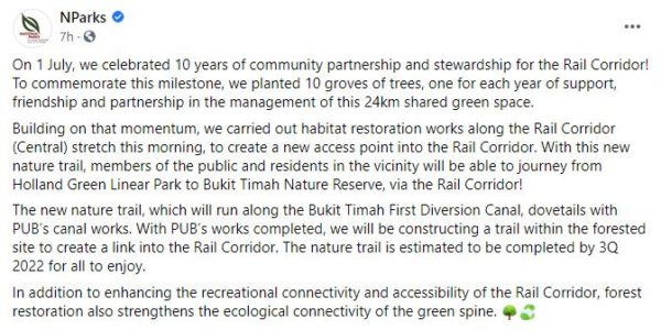 Rail Corridor Gets New Access Point At Holland Green Linear Park In Q3 2022