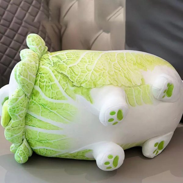 Cabbage Shiba Inu Plushie Has Tongue Out, Reflects Our Mood When Eating ...