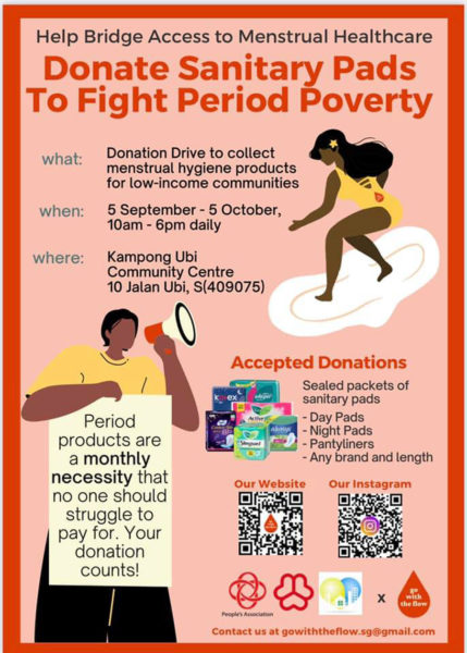 S'poreans Can Donate Sanitary Pads At Ubi & Braddell Heights CCs To ...