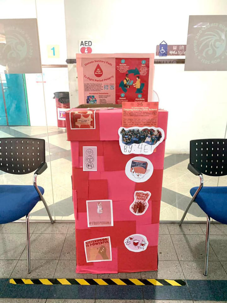 S'poreans Can Donate Sanitary Pads At Ubi & Braddell Heights CCs To ...