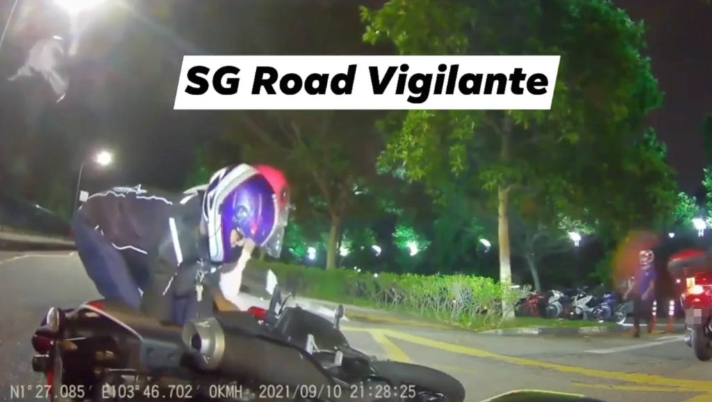 S'pore Motorcyclist Falls After Bike In Front Jams On Brake, Riders ...