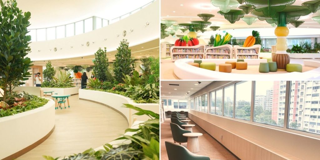 Choa Chu Kang Library Is A 2-Storey Haven With Indoor Garden & Window Seats
