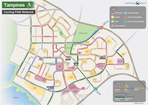 Tampines & Taman Jurong Get New Cycling Paths, More Safe Routes To Travel