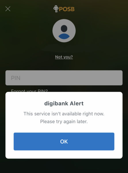 DBS App & Website Apparently Down For Some Users, Services Restored At 2am