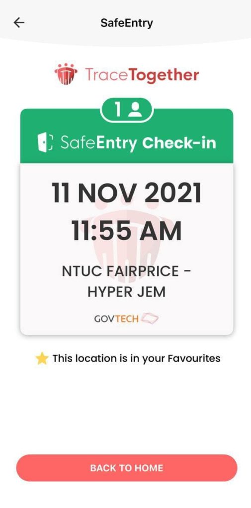 New SafeEntry Check-In Shows An Otter Swimming On Top If You're Cleared