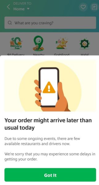 Grab Faces Outage On 16 Nov Morning, Team Is Looking Into Issue