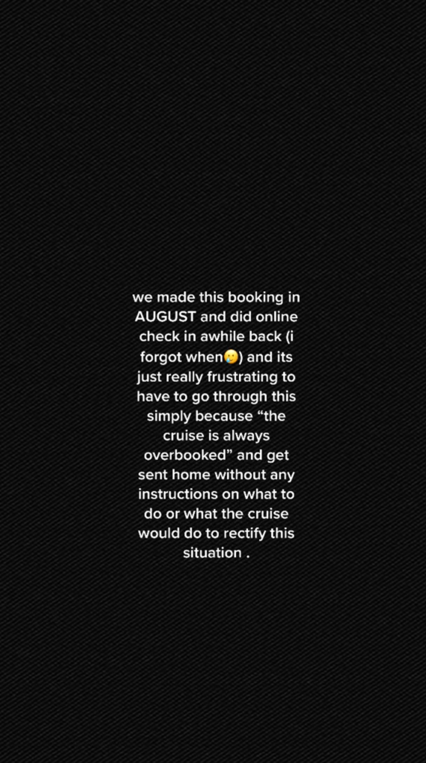 S Pore Woman Allegedly Denied Cruise Entry Due To Overbooking Company