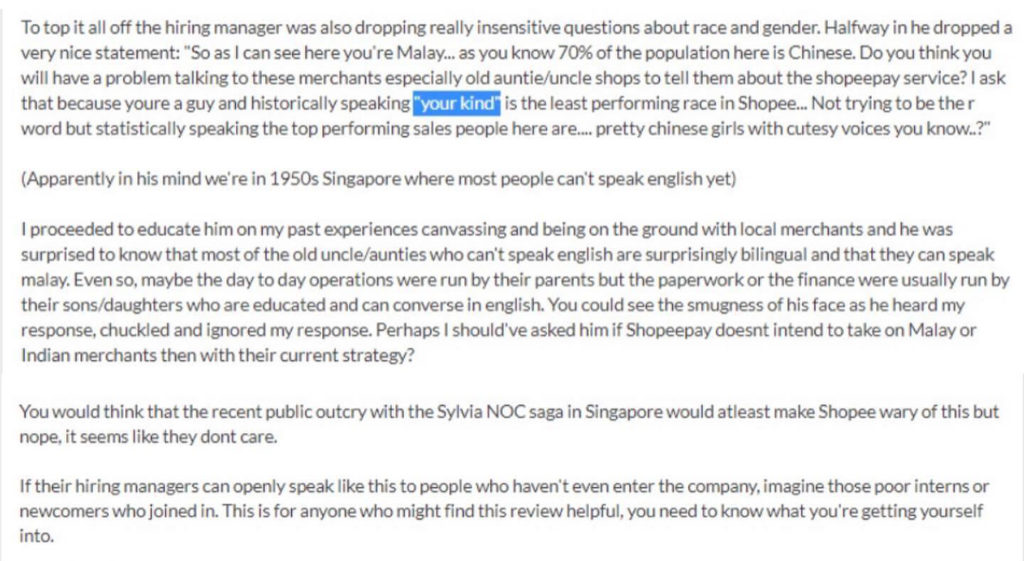 Ex-Shopee Employees Post Glassdoor Reviews Alleging Discrimination ...