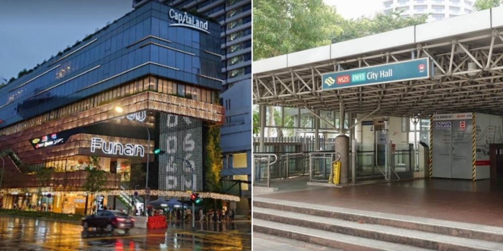 Funan Mall's Underpass To City Hall MRT Opens In Dec, Will Shelter ...